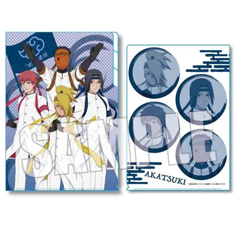 預購 『animate』通販先行｜tv 動畫 火影忍者疾風傳『暁応援団ver』三層資料夾 文件夾。 0216 露天市集 全台最大的網路購物市集