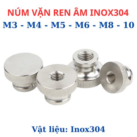 304 Stainless Steel Threaded Knob Size M3 M4 M5 M6 M8 M10 Shopee Singapore
