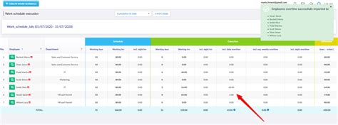 New Features In The Work Time Module Import Overtime And Schedule