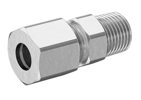 Lynx P0115012766 Compression Fitting 1 4 Tube X 1 8 Npt Straight