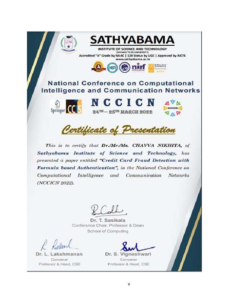 Sat 52pdf Credit Card Fraud Detection With Formula Based