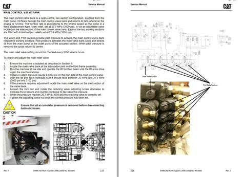 Caterpillar Roof Support Carrier Sh660hd Service Manual
