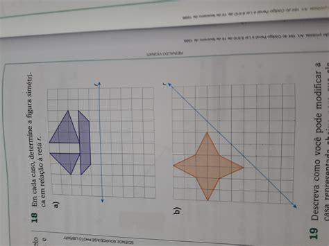 Em Cada Caso Determine A Figura Simétrica Em Relação à Reta R