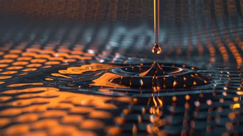 Premium Photo An Image Of A Droplet Of Liquid Being Dripped Onto A