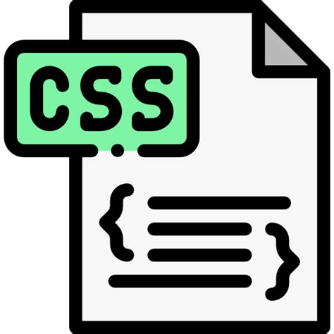 Css Detailed Rounded Lineal Color Icon