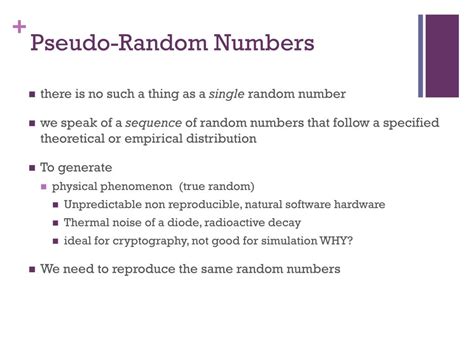 Ppt Generating Random Numbers Powerpoint Presentation Free Download