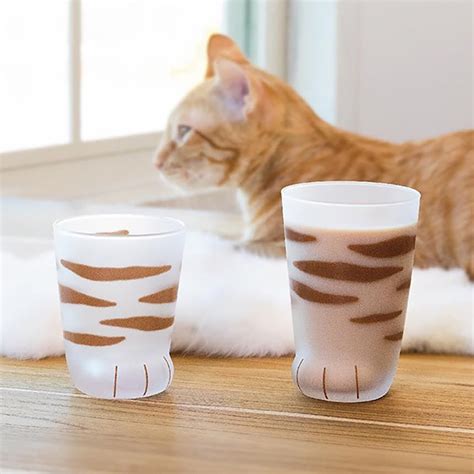 키친초이스 키친초이스 아기 고양이 발컵 어린이 유리컵 300 Ml 심장 뿌셔뿌셔 이런 심쿵하는