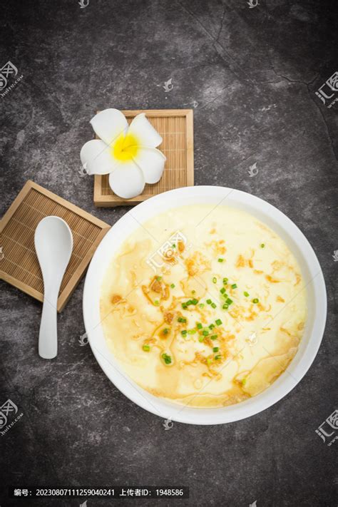 肉末蒸蛋中国菜系食品餐饮摄影素材汇图网