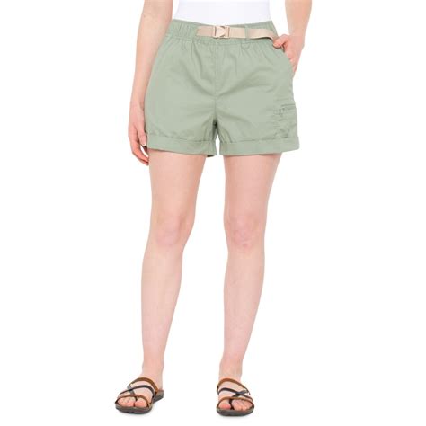 Aspen Solid Cotton Ripstop Shorts For Women Save 42