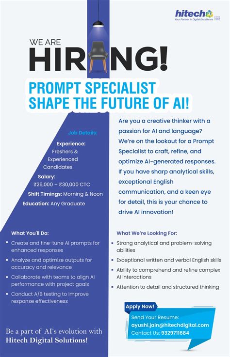 Hitech Connection Hiring Immediatejoiners Freshers Ayushi Jain