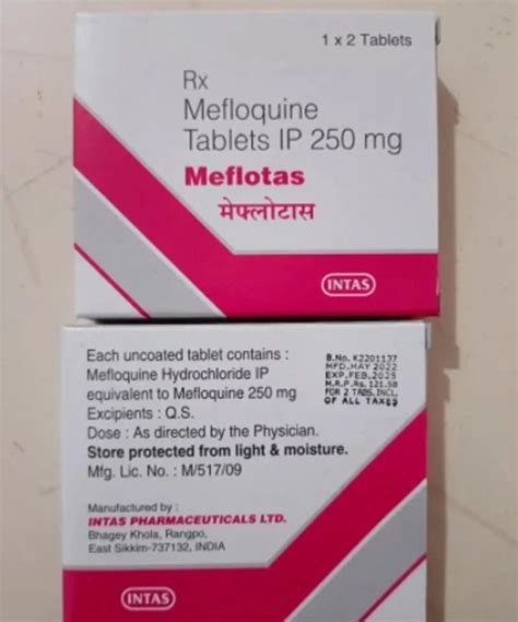 Mefloquine Hydrochloride Tablet At ₹ 102box In Nagpur Id 2855868771991