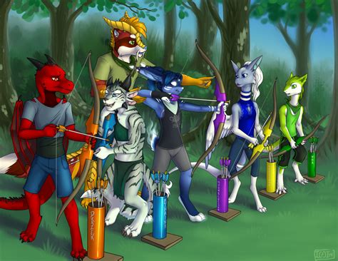 Ych Summer Camp Archery Class — Weasyl