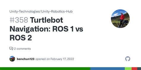 Turtlebot Navigation Ros 1 Vs Ros 2 · Issue 358 · Unity Technologiesunity Robotics Hub · Github