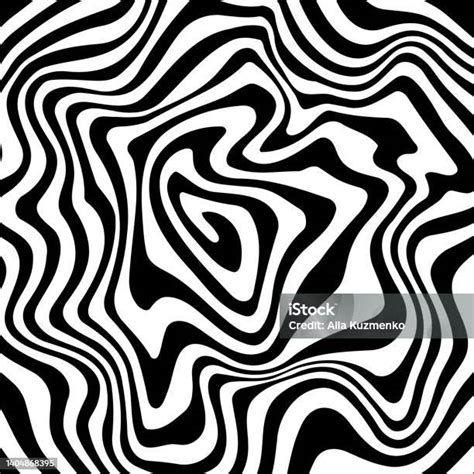 최면 흑백 나선형을 소용돌이 흑백 추상 적 배경 벡터 플랫 기하학적 그림 배너 웹 사이트 템플릿 전단지 브로셔 포스터용 템플릿 디자인 가리기에 대한 스톡 벡터 아트 및 기타