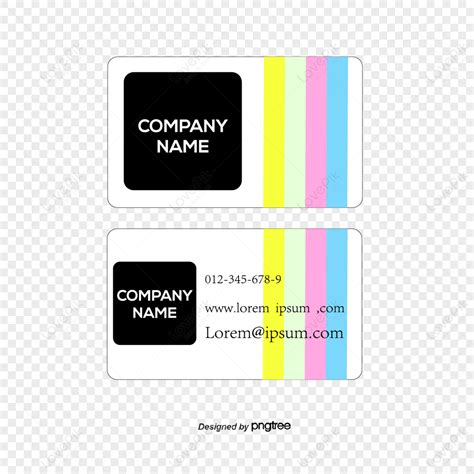 비즈니스 카드페이지색깔개념 Png 일러스트 무료 다운로드 Lovepik