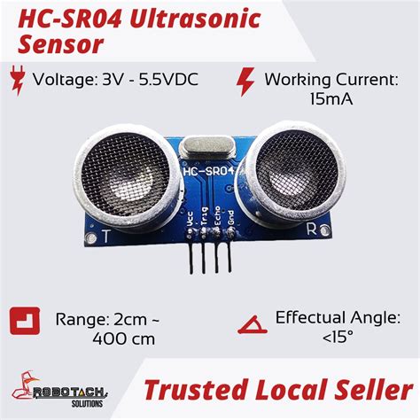 Hc Sr04 Ultrasonic Sensor Shopee Malaysia