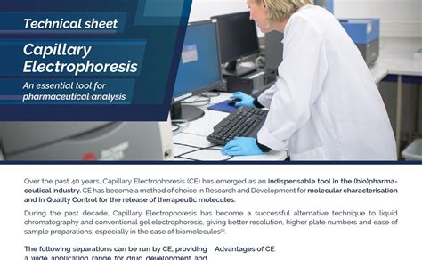 Capillary Electrophoresis Quality Assistance