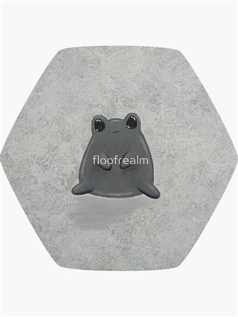 Cute Chunky Frog Sticker For Sale By Floofrealm Redbubble