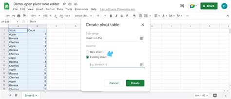 How To Open Pivot Table Editor With Example Dickson C