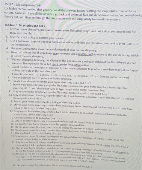 Solved CIS A Lab Assignment It Is Highly Recommended Chegg