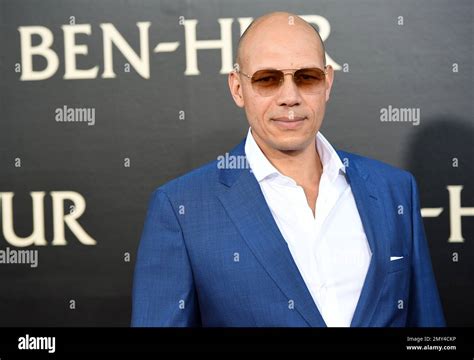 Jarreth Merz A Cast Member In Ben Hur Poses At The Premiere Of The