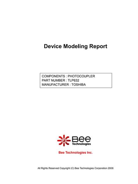 Spice Model Of Tlp281 In Spice Park Pdf Computer Software And Applications Computing