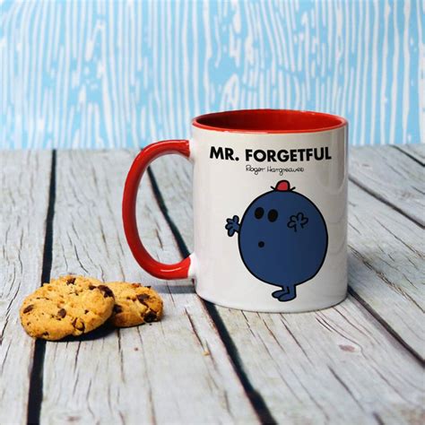 Mr Forgetful Large Porcelain Colour Handle Mug Collectors Mu