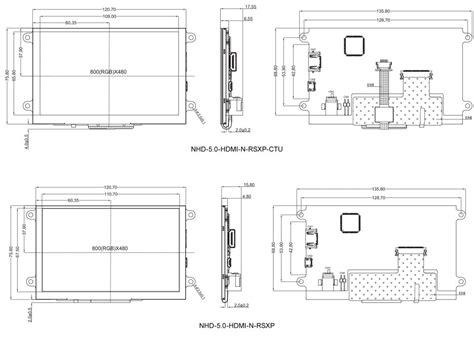 Inch Ips Hdmi Tft Modules Newhaven Mouser