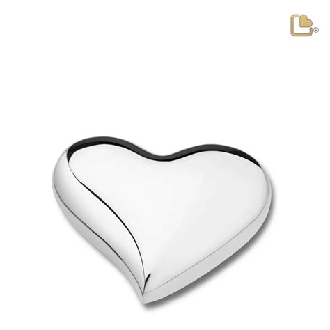 Bright Silver Keepsake Heart Always And Forever