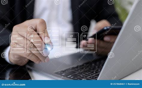 Electronics Document Icons E Document Management Online Documentation