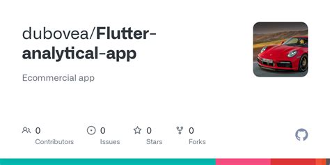 Github Duboveaflutter Analytical App Ecommercial App