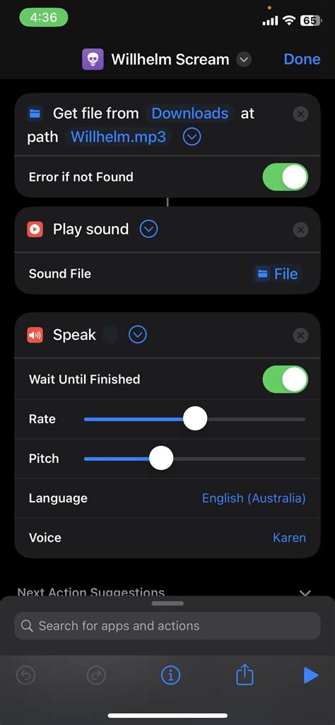 Apple Watch Ultra Action Button Shortcut Sound File Error Cant Find File Rshortcuts