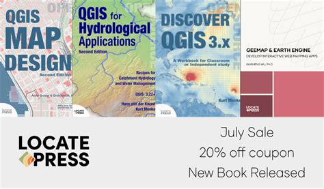 New Book Geospatial Data Science And July Sale Locate Press Blog