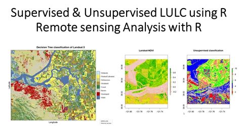 Supervised Unsupervised Land Use And Land Cover Classification Using R Random Forest And
