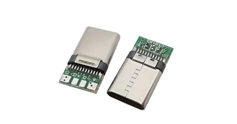 Buy Usb Type C Male Plug Soldering Connector Pcb Board Online In India
