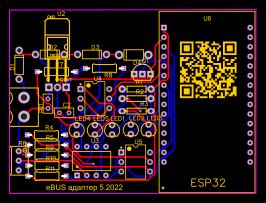 EBUS ESP Adapter OSHWLab