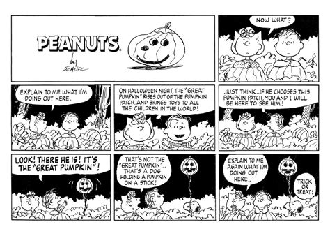 Peanuts Comics Halloween