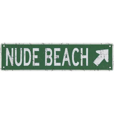 Nude Beach Sign