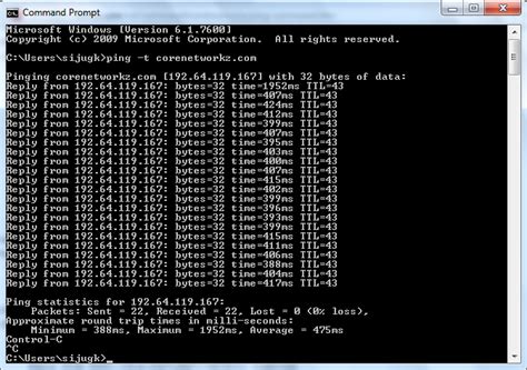 how to do continues ping operation
