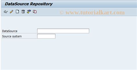 RSDS SAP Tcode DataSource