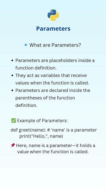 Python Functions Understanding Parameters Beginners Guide