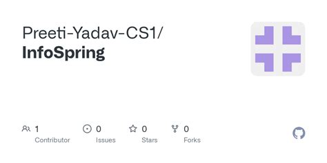 Github Preeti Yadav Cs1infospring
