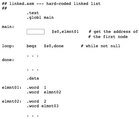 Part 9 Data Structures In Assembly Language Course Notes