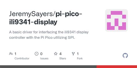 Github Jeremysayerspi Pico Ili9341 Display A Basic Driver For