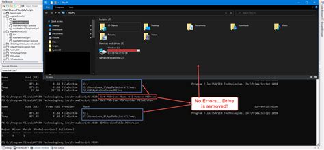 Remove Psdrive Does Not Work Correctly For Networked Drives Created Using Persist And Scope