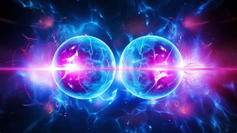 Subatomic Proton Particle Collision Nuclear Fusion Concept Stock Photo Image Of Physics