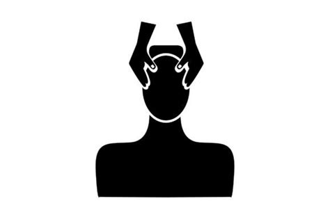 Beauty Spa Salon Head Massage Icon Graphic By Prosanjit · Creative Fabrica