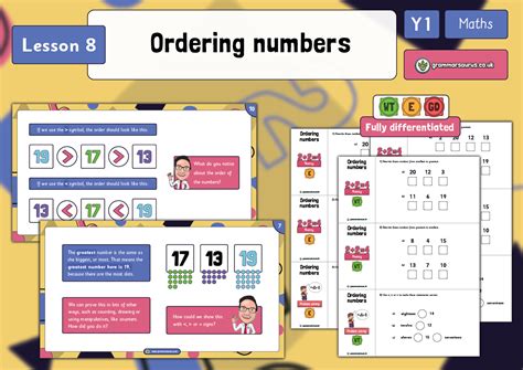 Year 1 Place Value Within 20 Ordering Lesson 8 Grammarsaurus