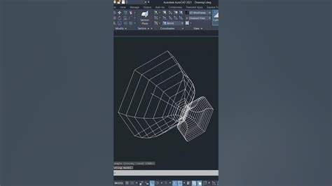 Autocad Revsurf Command Autocad Surface Modeling Youtube