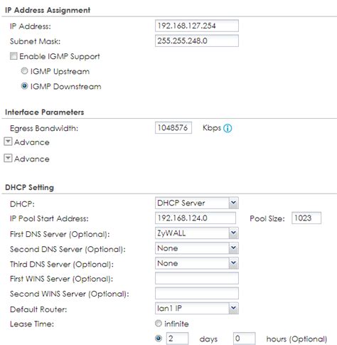 Dhcp Exclusions — Zyxel Community